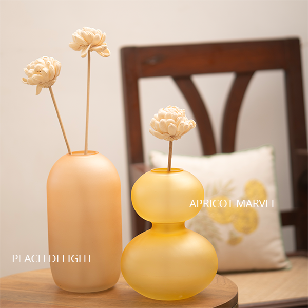 Apricot Marvel Vase & Tealight – Studio Coppre