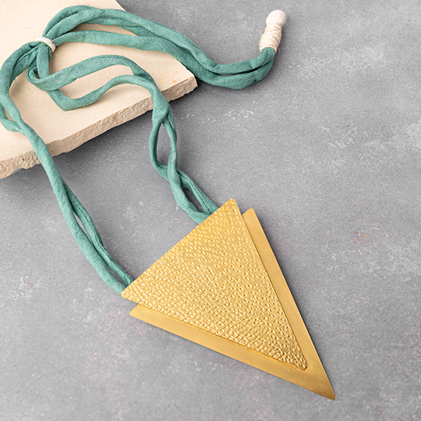 Dawn Brass Neckpiece – Studio Coppre