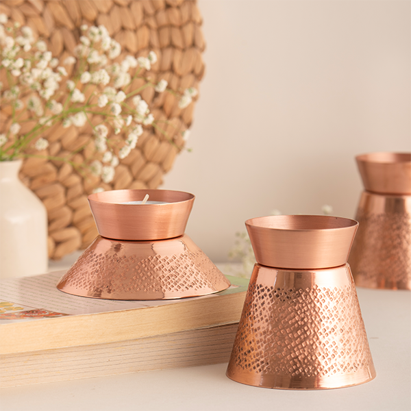 Tealight Candle Holders | Copper Lamps | Studio Coppre